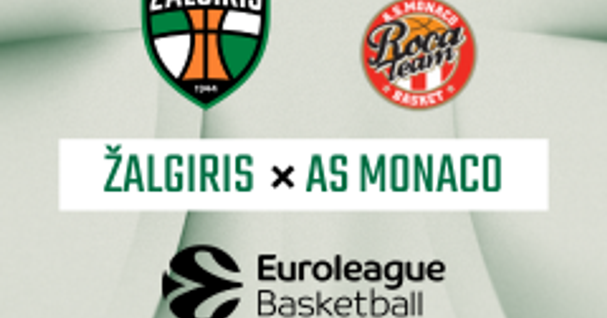Žalgiris – AS Monaco | Zone selection | https://zalgiris.koobin.com/EN
